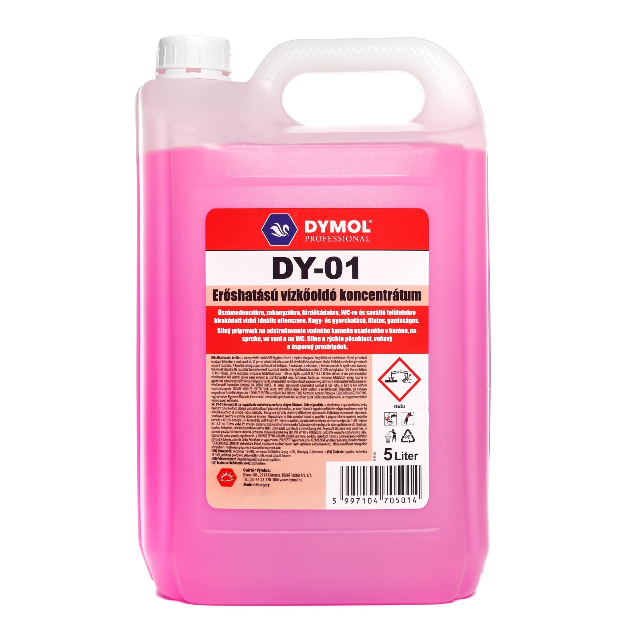 Dy 01 Erős Hatású Vízkőoldó 5000 Ml Dymol Hu